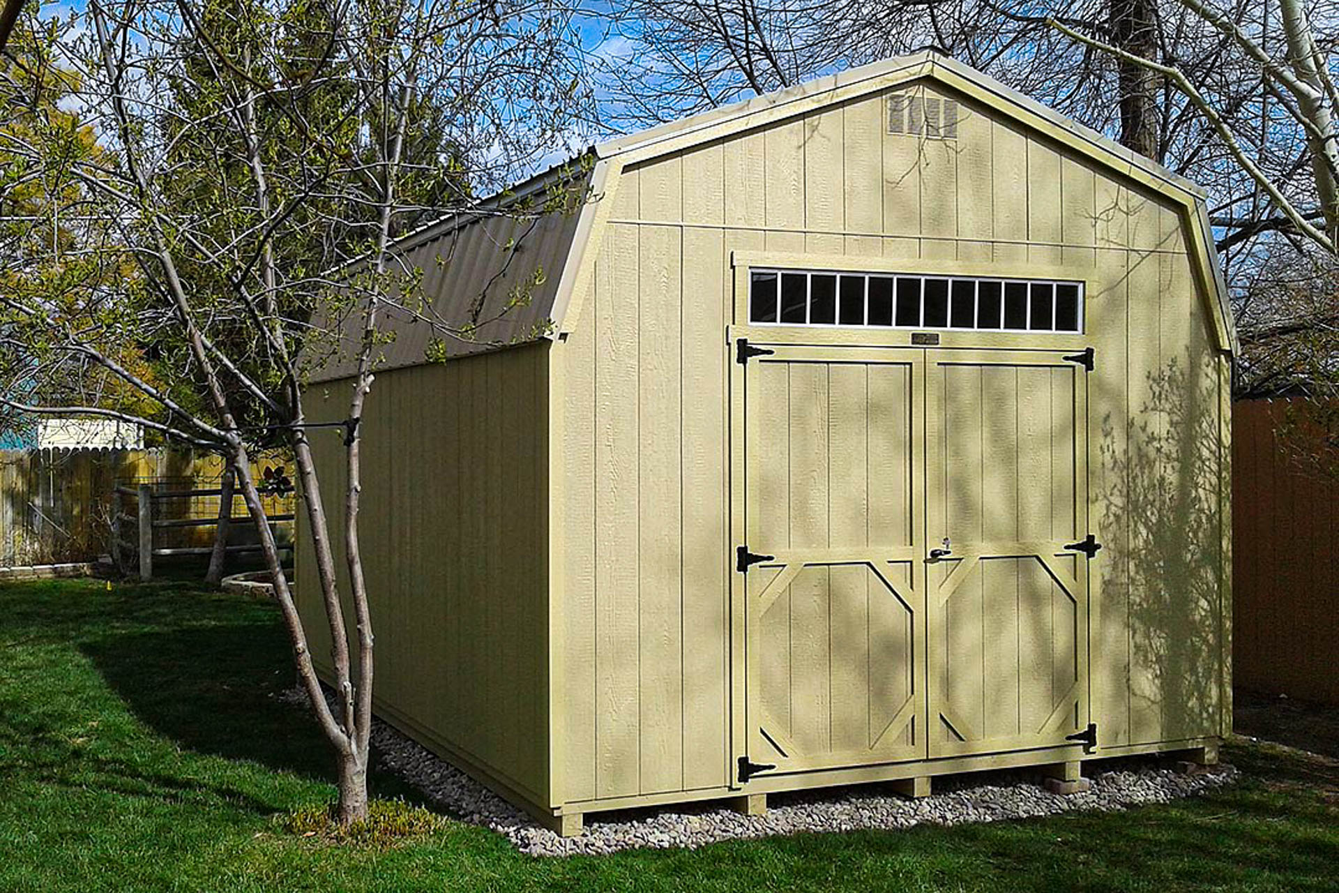 Hi-Side Barn | Backyard Storage In MT | Montana Shed Center